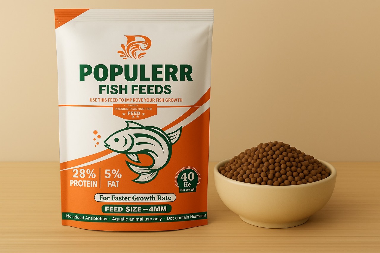 Populerr Fish Feeds | High-Quality Fish Feed in India